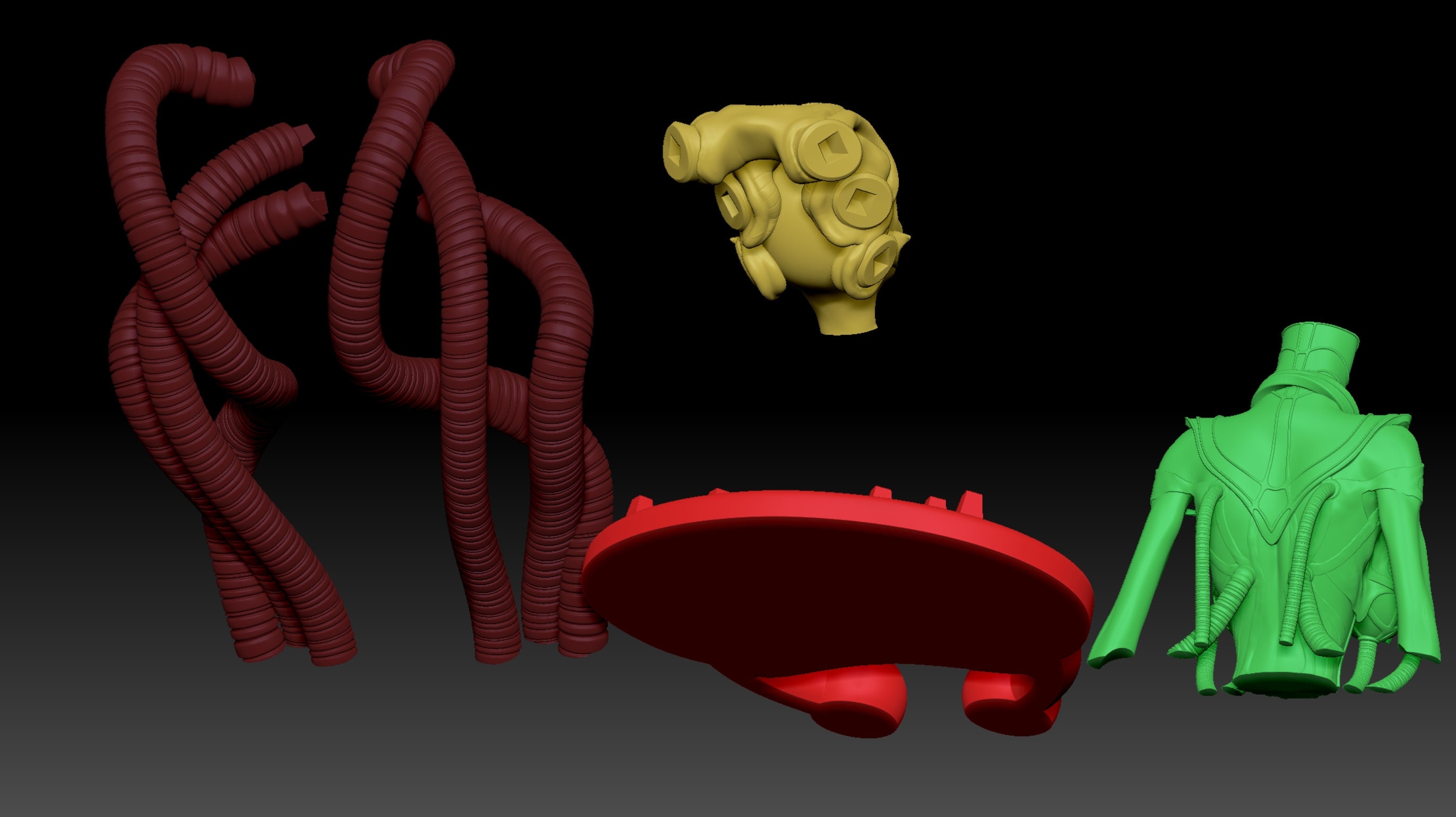 Hr Giger Inspired Sexy Goddess Bust Sculpture 3d Stl Files Kit - Etsy ...