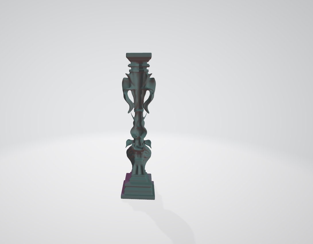Stl File 3d Printing Model Fantasy Column Architecture - Etsy