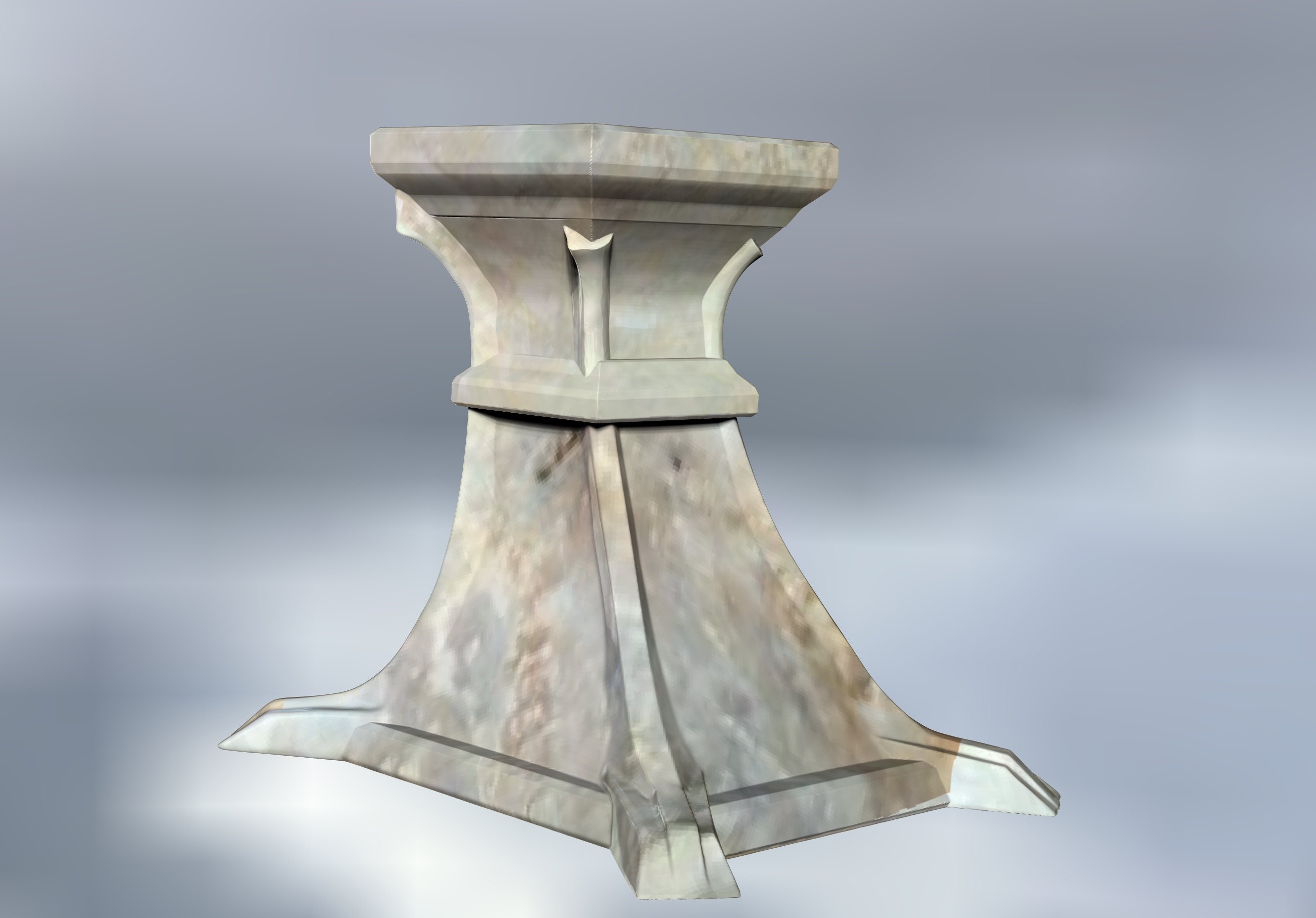 Stl File 3d Model Base Bust Pedestal Cthulhu Style Without Support - Etsy