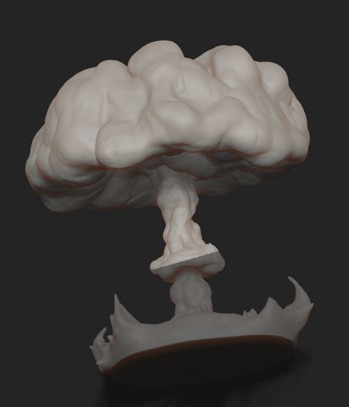 Stl File 3d Printing Nuclear Bomb Effect Wargame - Etsy
