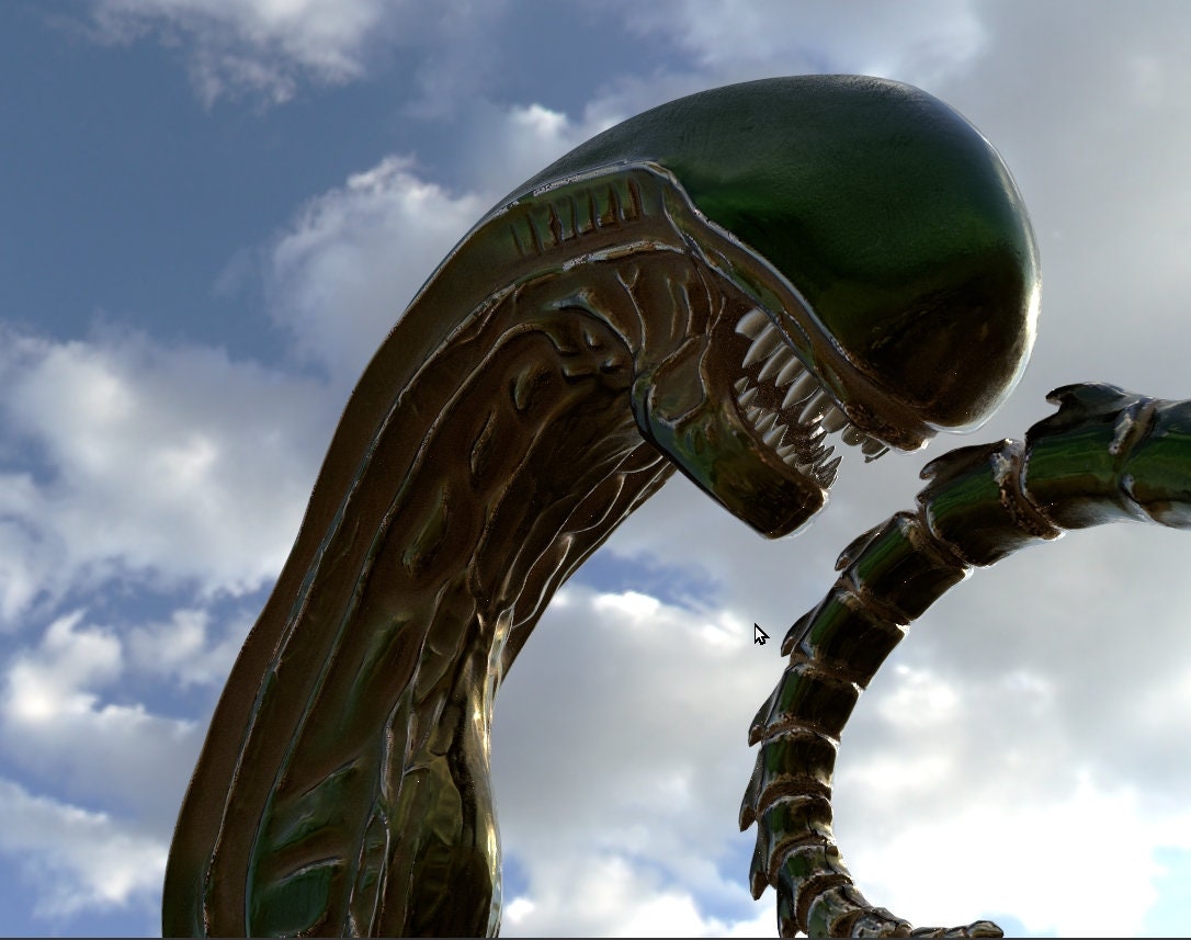 Jewelry During Xenomorph Hr Giger 3d Printing Miniatures - Etsy UK