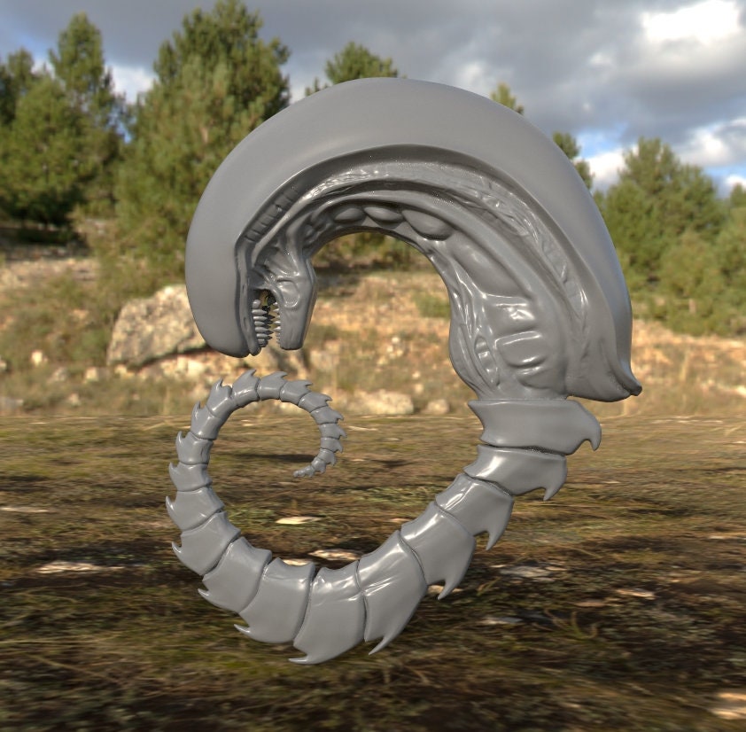 Jewelry During Xenomorph Hr Giger 3d Printing Miniatures - Etsy UK