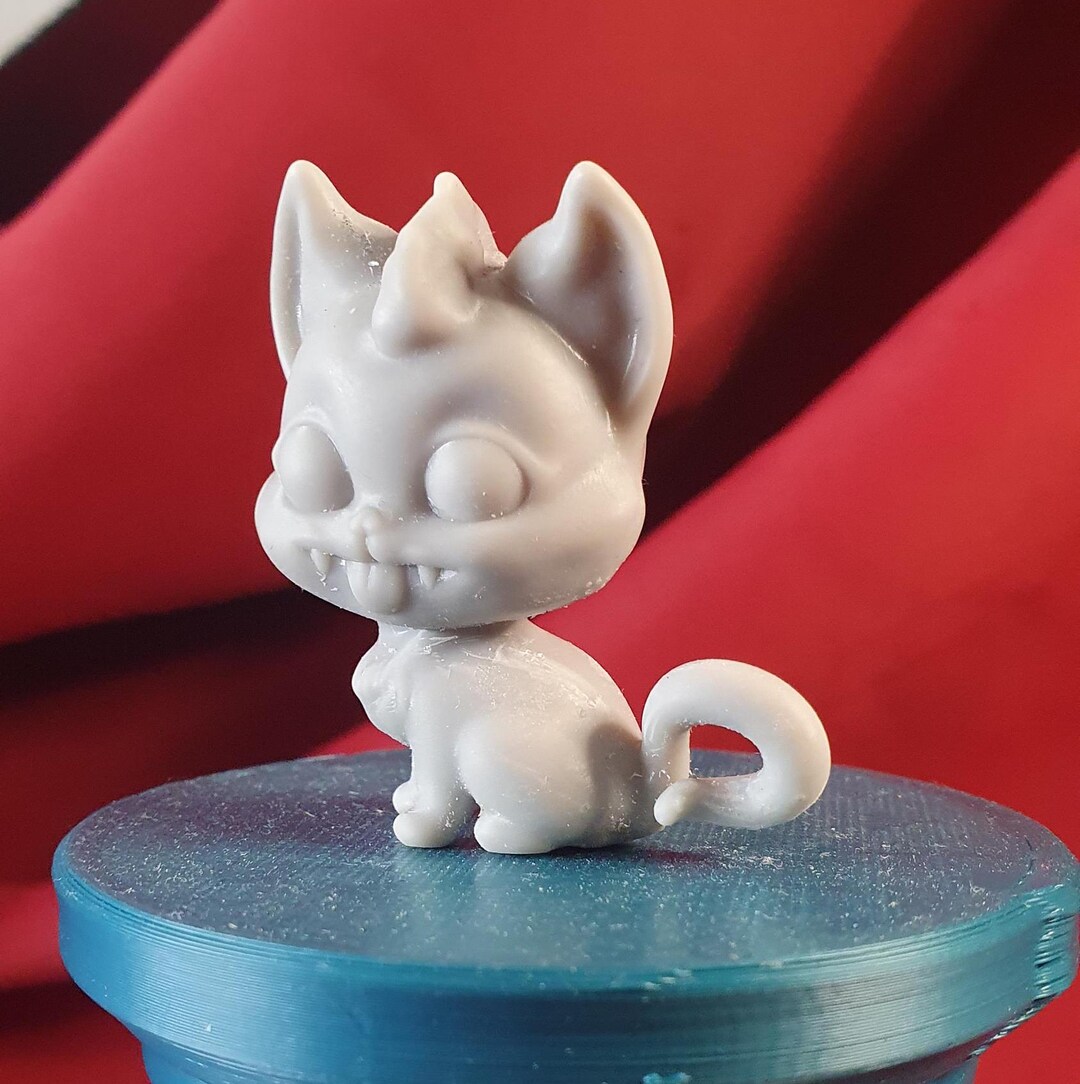 Cute Kawaii Girly Cat Stl File - Etsy