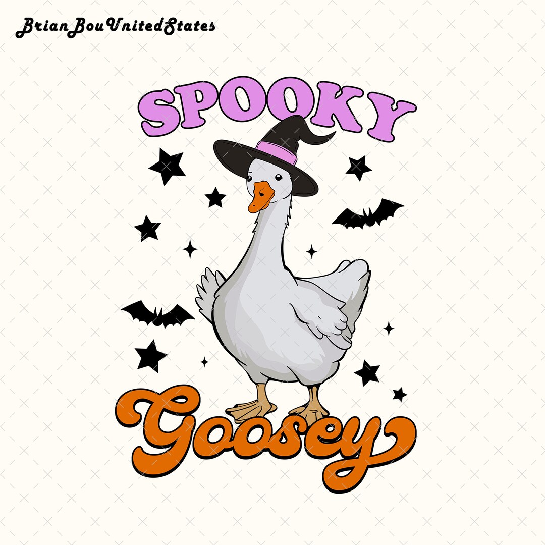 Spooky Goosey Png, Silly Goose on the Loose Shirt, Halloween Goose ...