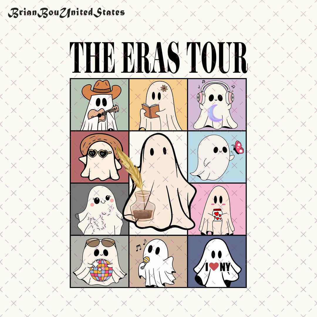 The Eras Tour Spooky Png, Cute Ghost Png, Eras Tour Halloween Png ...