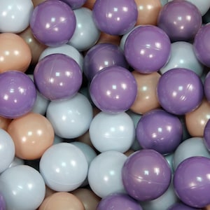 Colorful Plastic Pit Balls for Kids Pool Soft Ocean Balls Eco Friendly ...