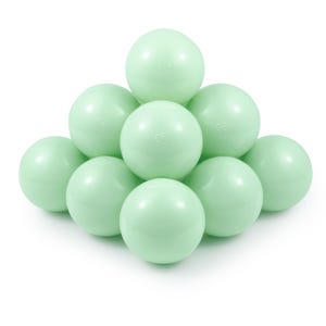 Balls for Ballpit , Pastel Colors - 2,76" (7 Cm), Plastic Balls, Non ...