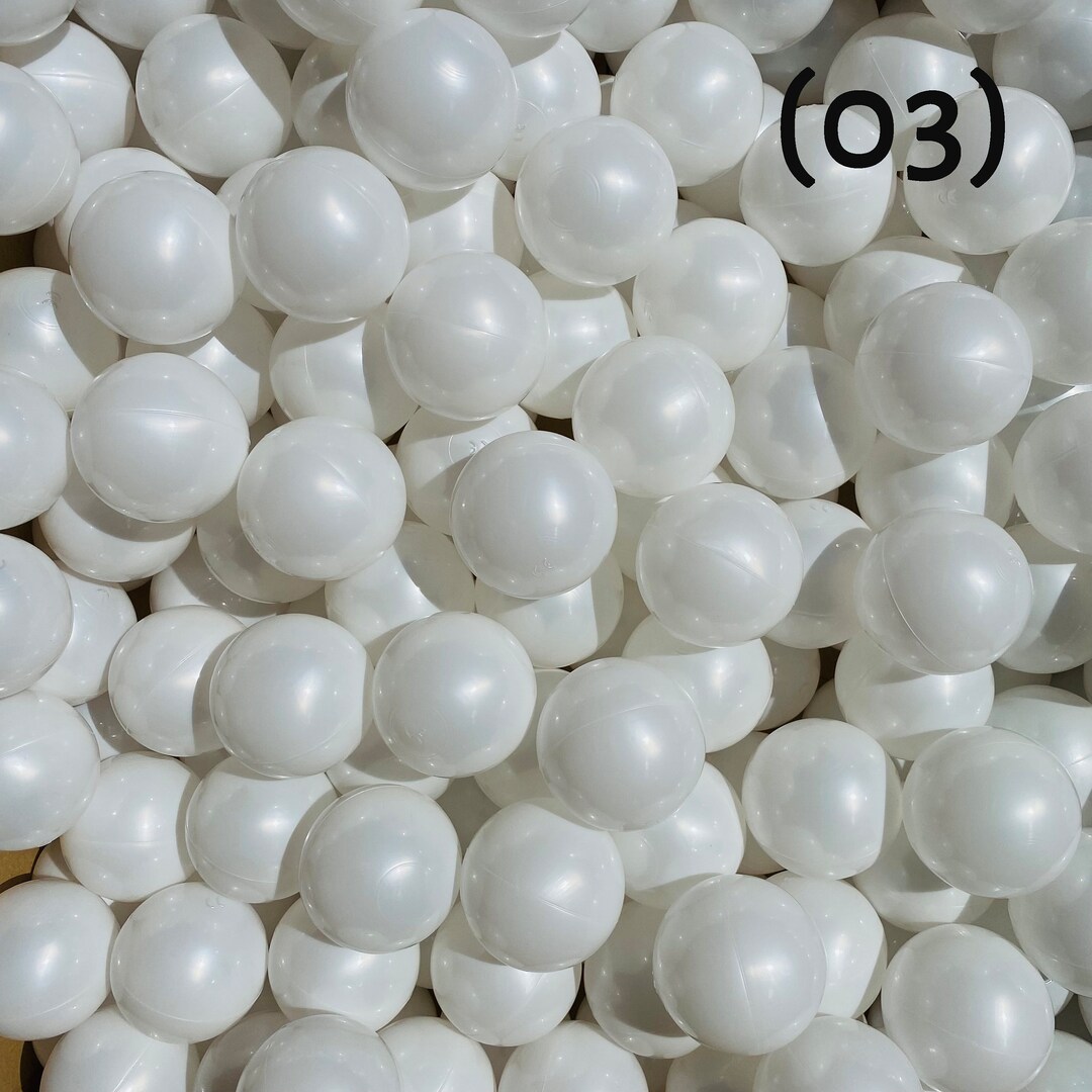 Pearl Ball Pit Balls - 10 Colors - 2,76" (7 Cm), Soft Play Equipment ...