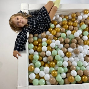 White Ball Pit, Soft Play Equipment, Baby Ball Pool, Activity Toy ...