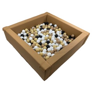 Light Brown Vinyl Ball Pit , Baby Ball Pool, Soft Play Equipment ...