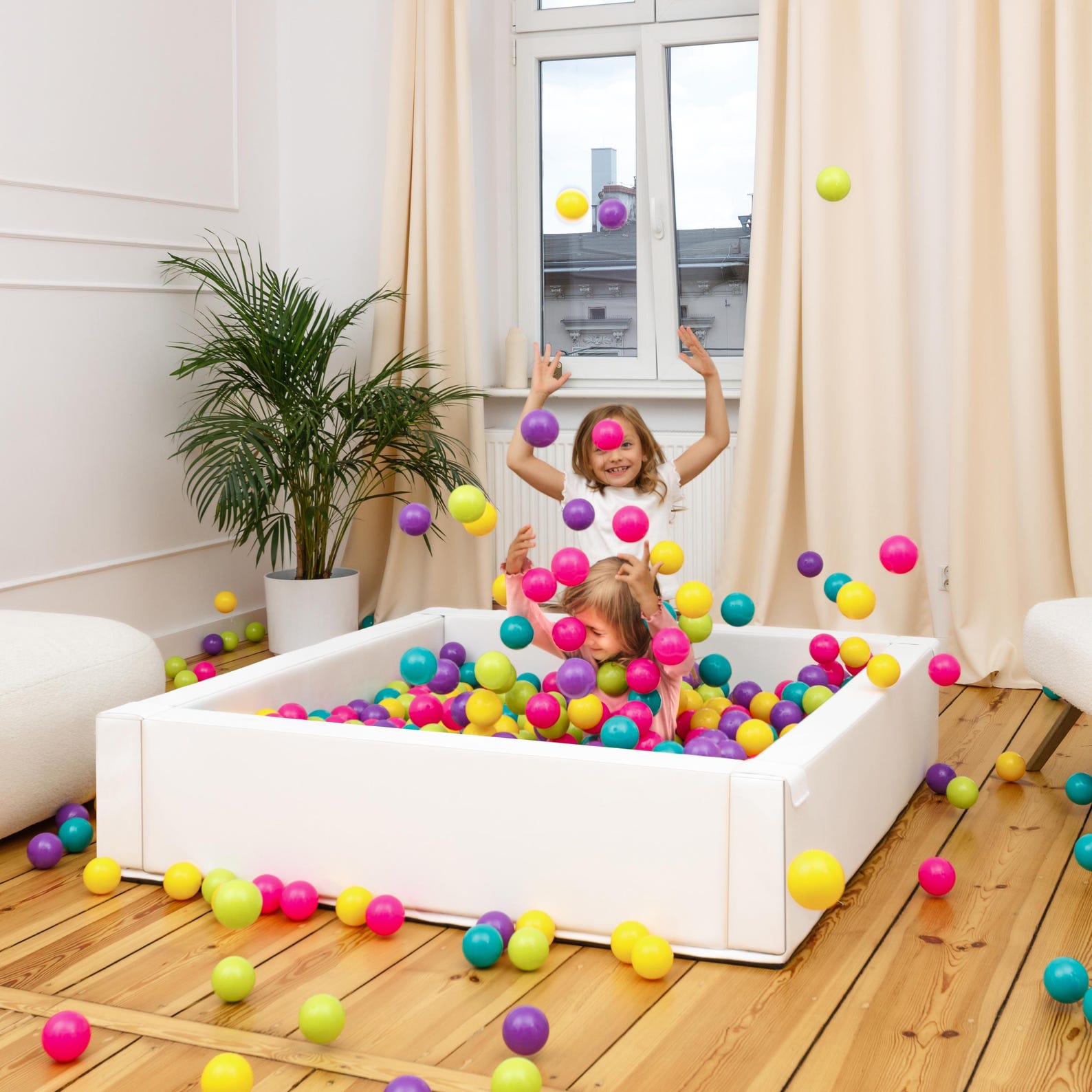 3000 Ball Pit Balls – 36 Colors, 2.76" (7 Cm), Soft Non-toxic Plastic ...