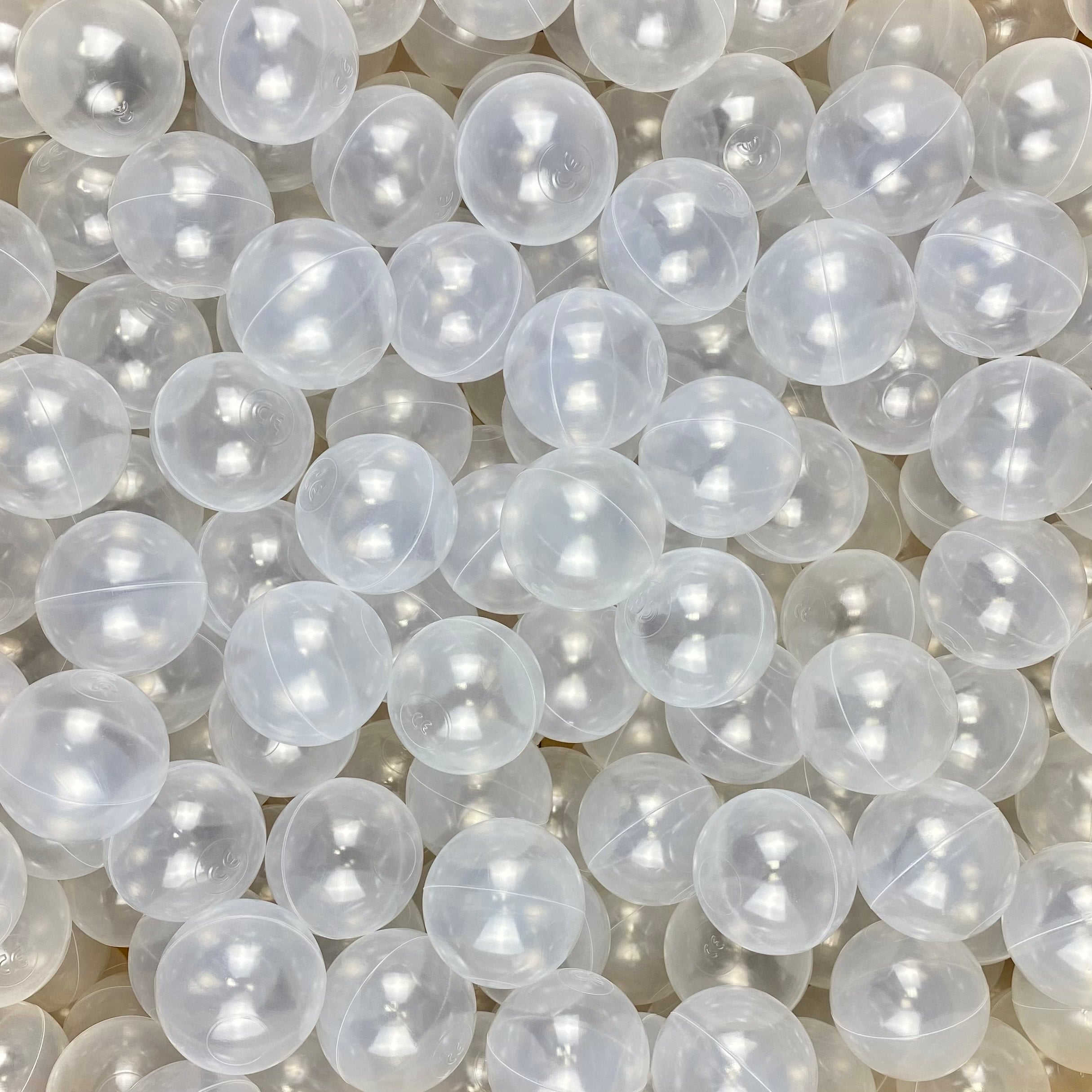 100 Ball Pit Balls Crush Proof Plastic Balls for Children's Toy Balls ...