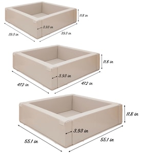 Beige Ball Pit, Soft Play Equipment, Baby Ball Pool, Activity Toy ...