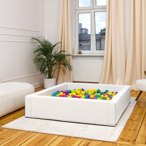 Soft Play Ball Pit, Large White Ball Pit, Soft Play Equipment, Gift for ...