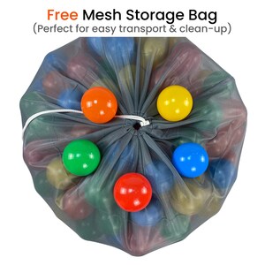 Balls for Ballpit, 36 Colors - 2,76" (7 Cm), Plastic Balls, Non-toxic ...