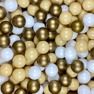 100 Ball Pit Balls Crush Proof Plastic Balls for Children's Toy Balls ...