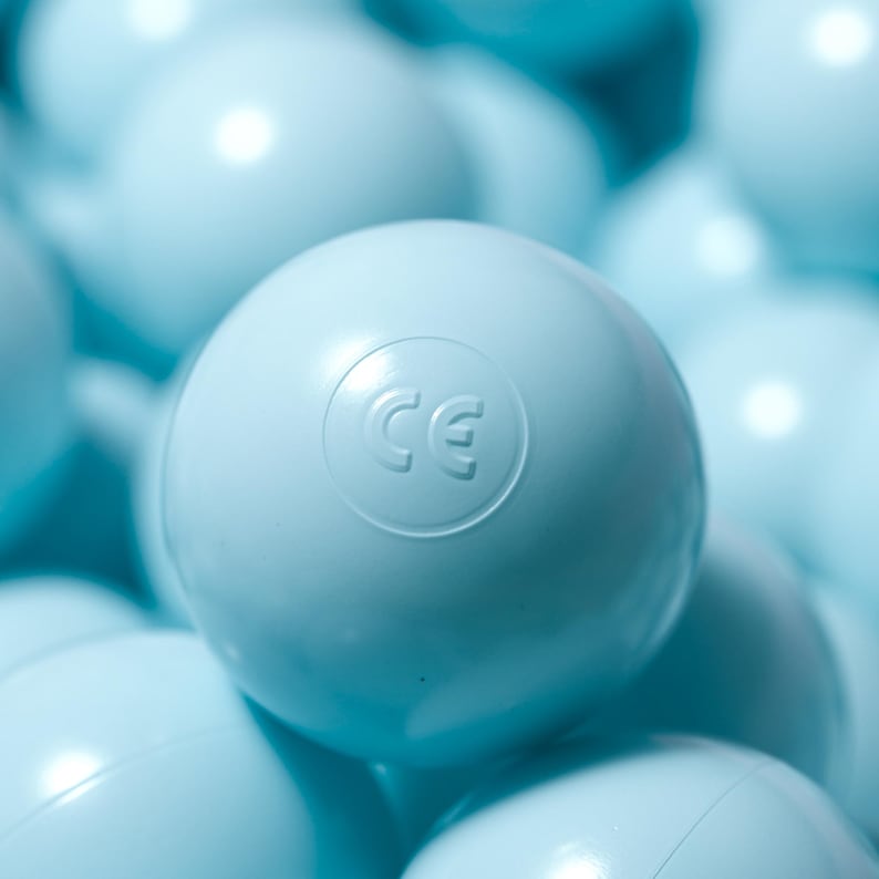 Balls for Ballpit , Pastel Colors - 2,76" (7 Cm), Plastic Balls, Non ...