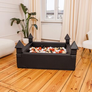 Castle Ball Pit – Soft Foam Ball Pit With Turrets | Toddler Play Area ...