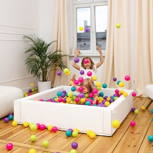 White Ball Pit, Soft Play Equipment, Baby Ball Pool, Activity Toy ...