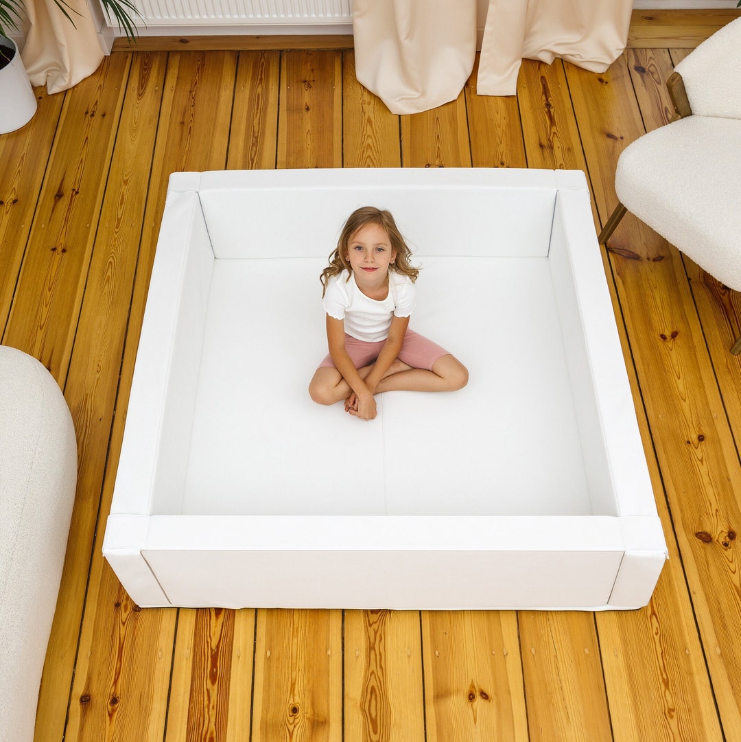 Soft Play Ball Pit for Kids Playroom, Foam Ball Pit, Toddler Ball Pit ...