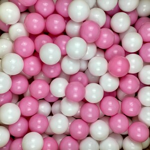 100 Ball Pit Balls Crush Proof Plastic Balls for Children's Toy Balls ...