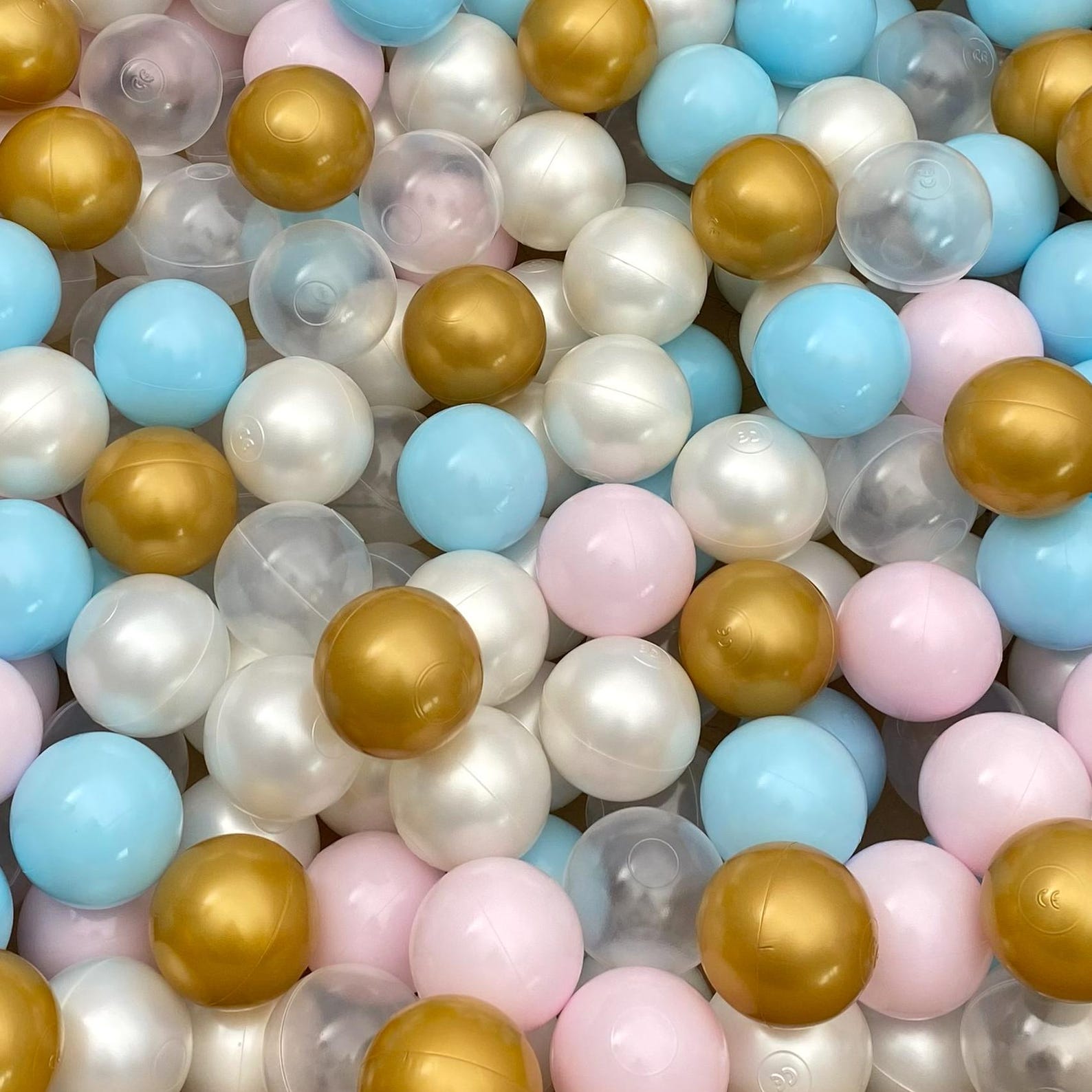 Soft Plastic Ball Pit Balls, No Sharp Edges, Non Toxic, Phthalate & BPA ...