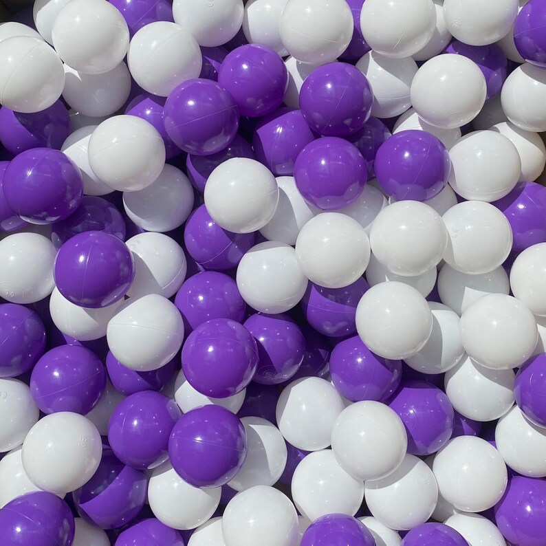Soft Plastic Ball Pit Balls, No Sharp Edges, Non Toxic, Phthalate & BPA ...