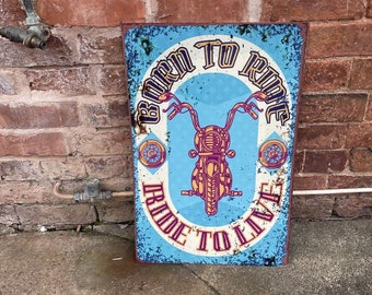 Live to Ride Sign - Etsy UK