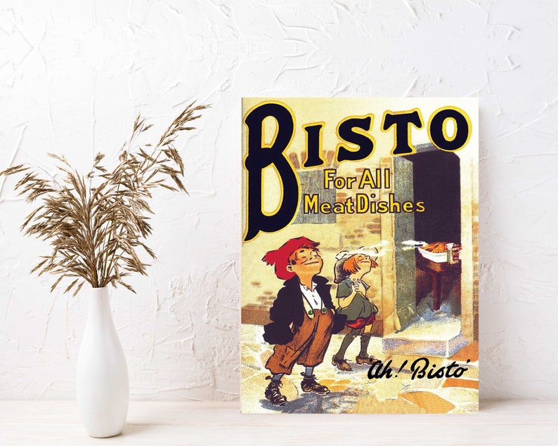 Aluminium Wall Sign Vintage Bisto Sign Ahhh Bisto Sign - Etsy