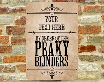 Peaky Blinders Custom - Etsy