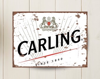 Vintage Carling Sign - Etsy
