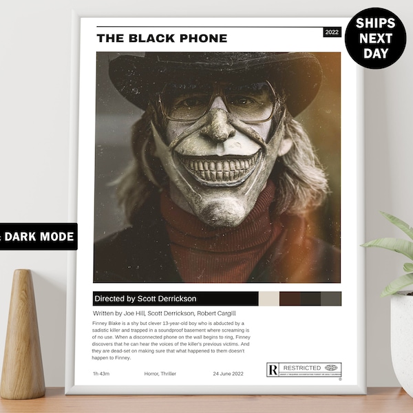 The Black Phone Movie Poster - Etsy