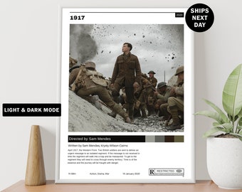 1917 Movie Poster - Etsy