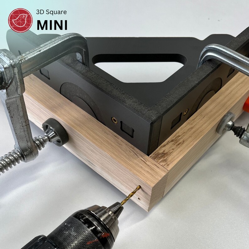 MINI 3D Assembly Square: for Door Frames, Shallow Cabinets, Drawer Boxes, Studwork, Small Parts ...
