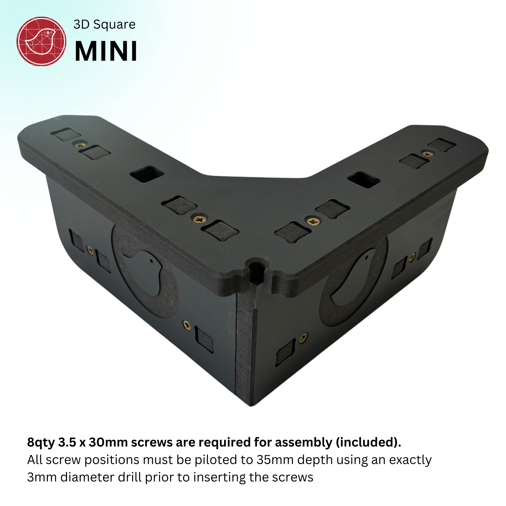 MINI 3D Assembly Square: for Door Frames, Shallow Cabinets, Drawer ...
