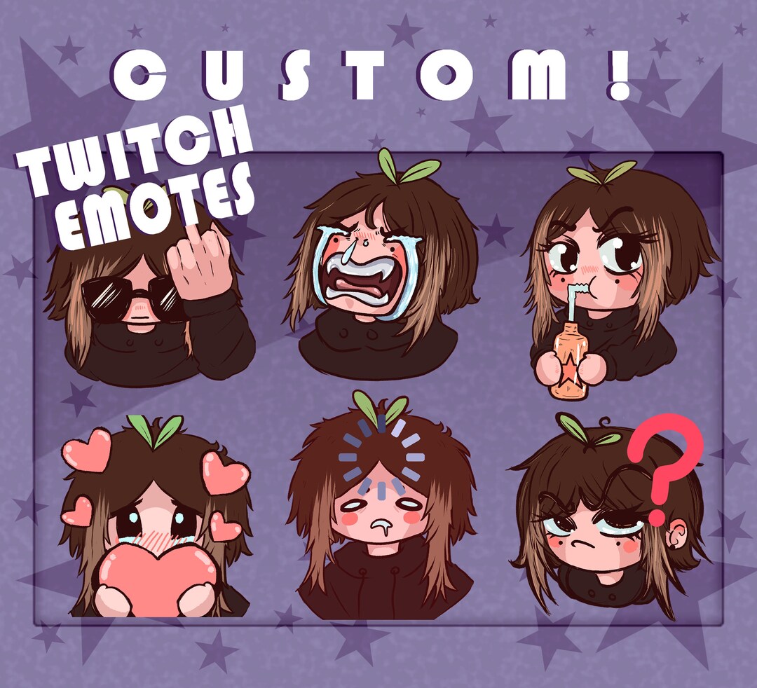 Twitch Emotes, Emotes, Custom Emotes - Etsy UK