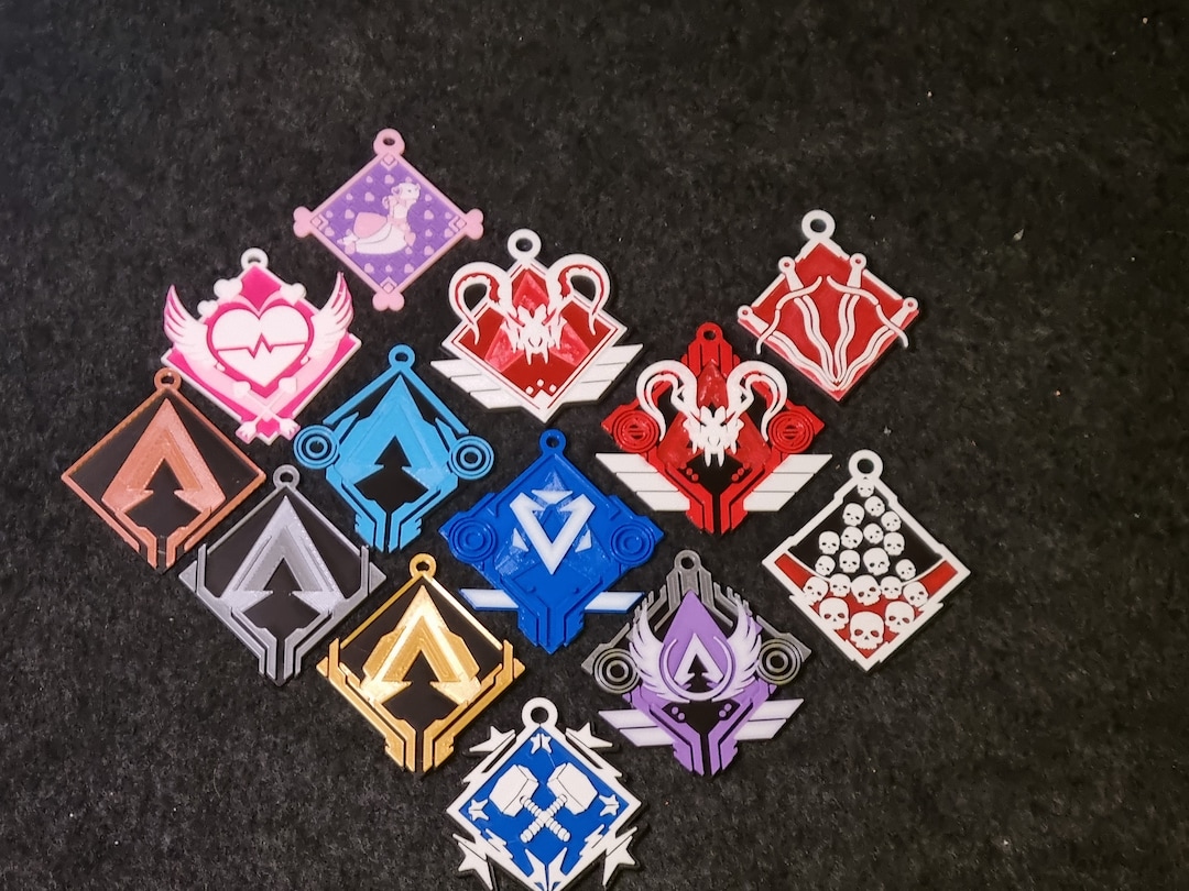 Apex Legends Badge Keyrings - Etsy
