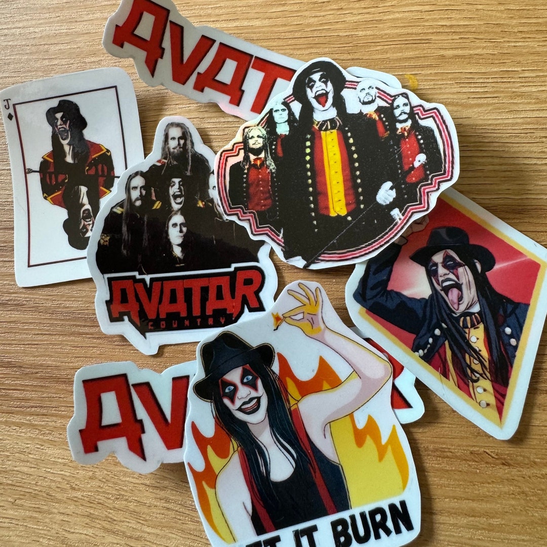 Holographic Avatar Vinyl Sticker 7 Pack - Etsy