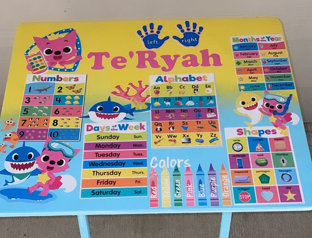 Customized Learning Tables - Etsy
