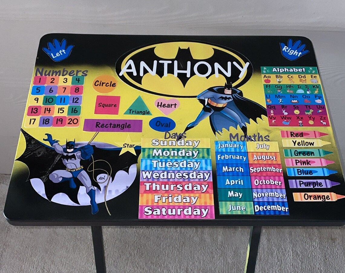 Customized Learning Tables - Etsy
