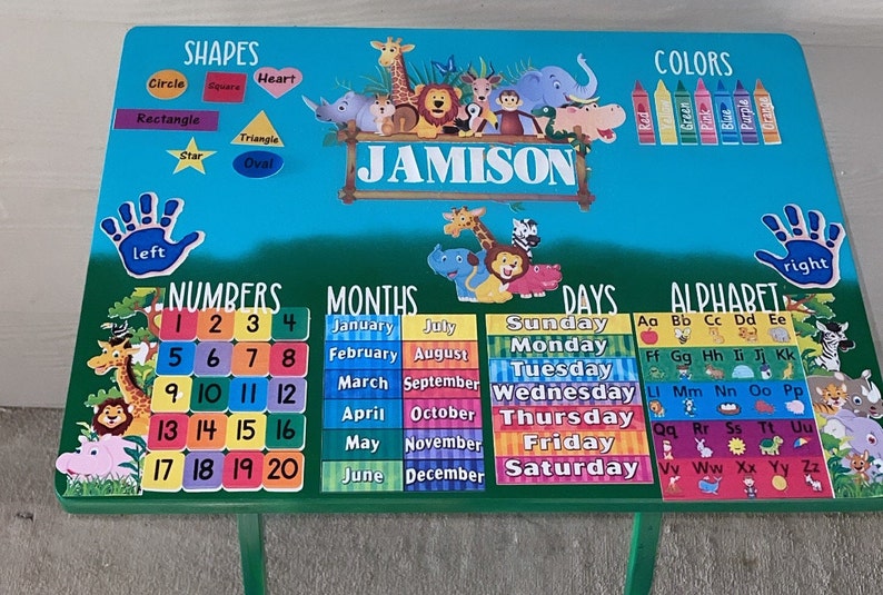 Customized Learning Tables - Etsy