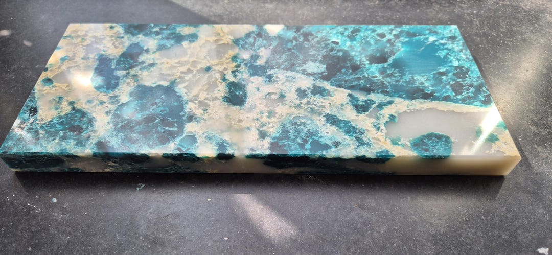 Seafoam Quartz Chopping Board Hand Made at My Essex Workshop in the UK ...