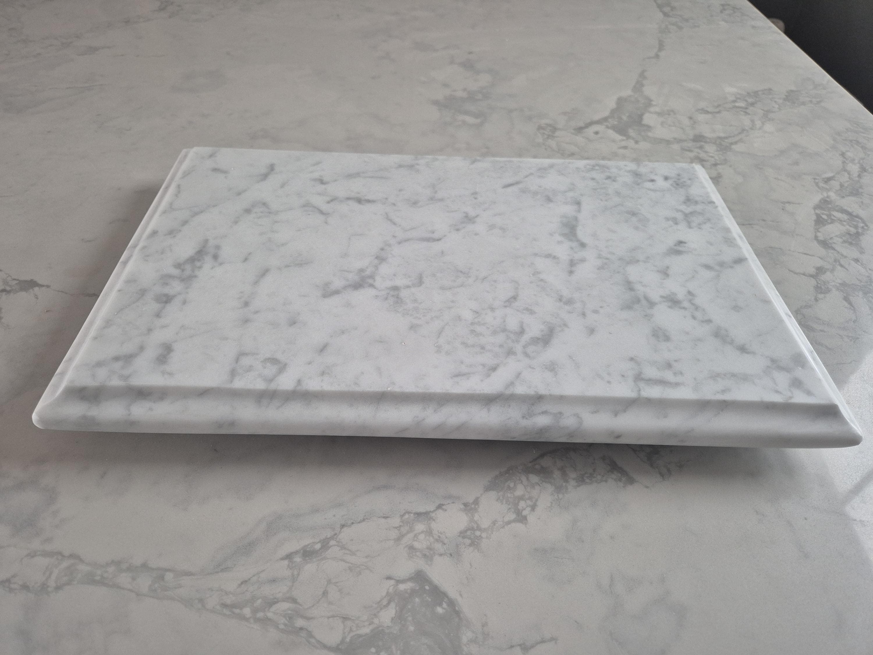 Carrara Marble Display Plinth / Chopping Board Hand Made in My Essex ...