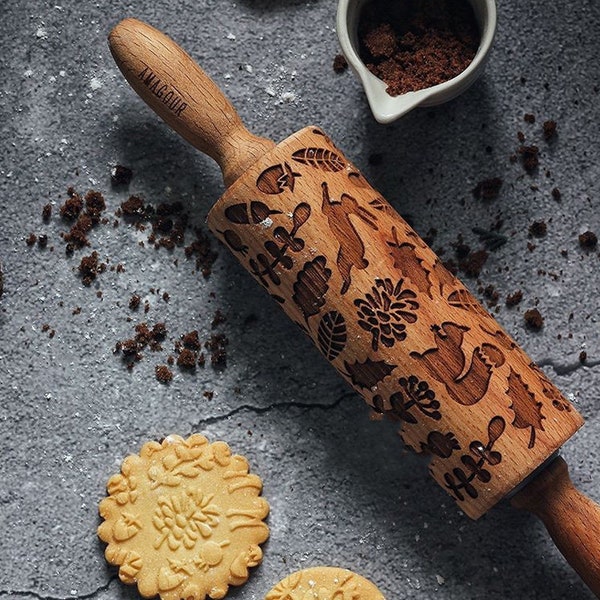 Carved Rolling Pin - Etsy