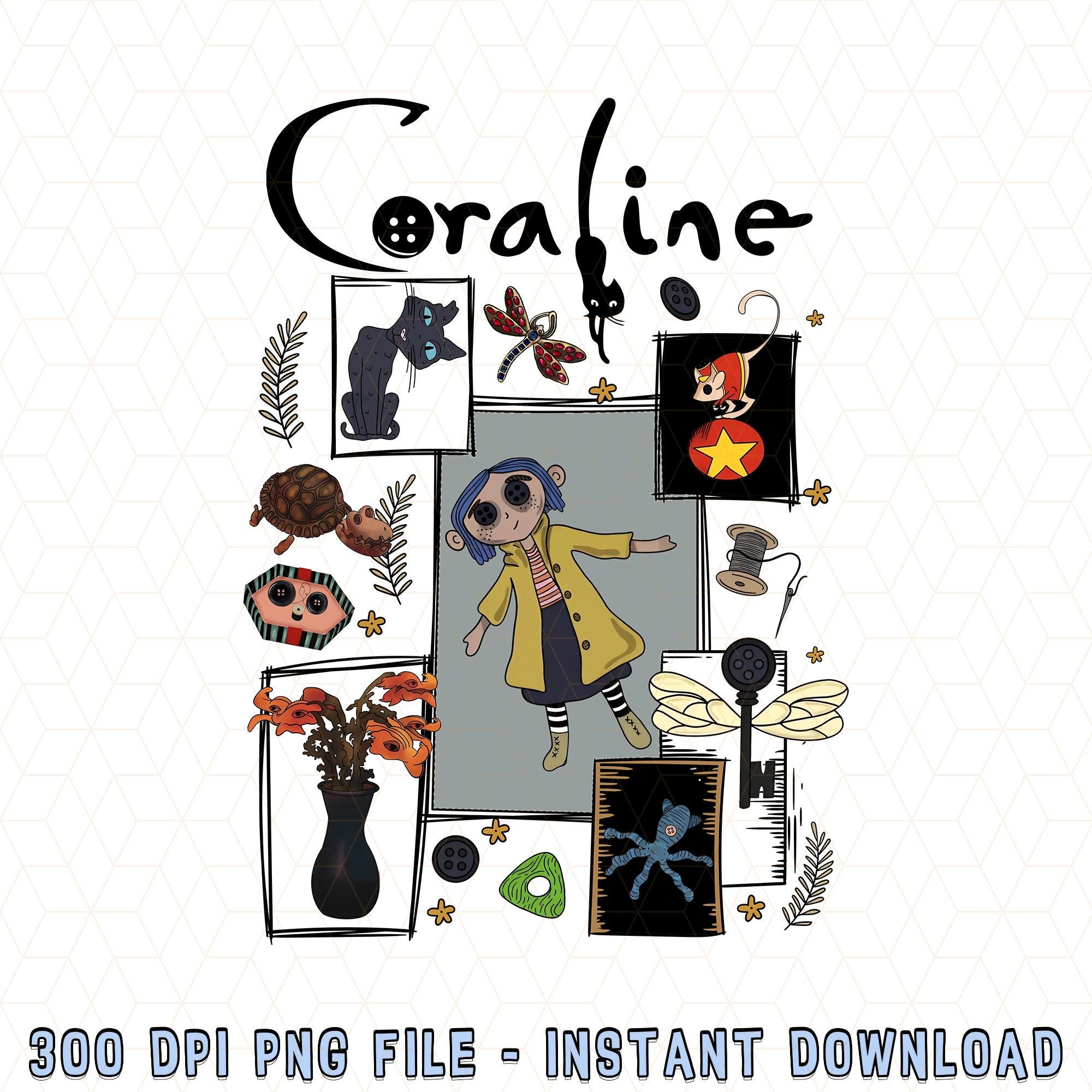 Vintage Cor.aline Png, Coral.ine Cartoon Characters, Spooky Halloween ...
