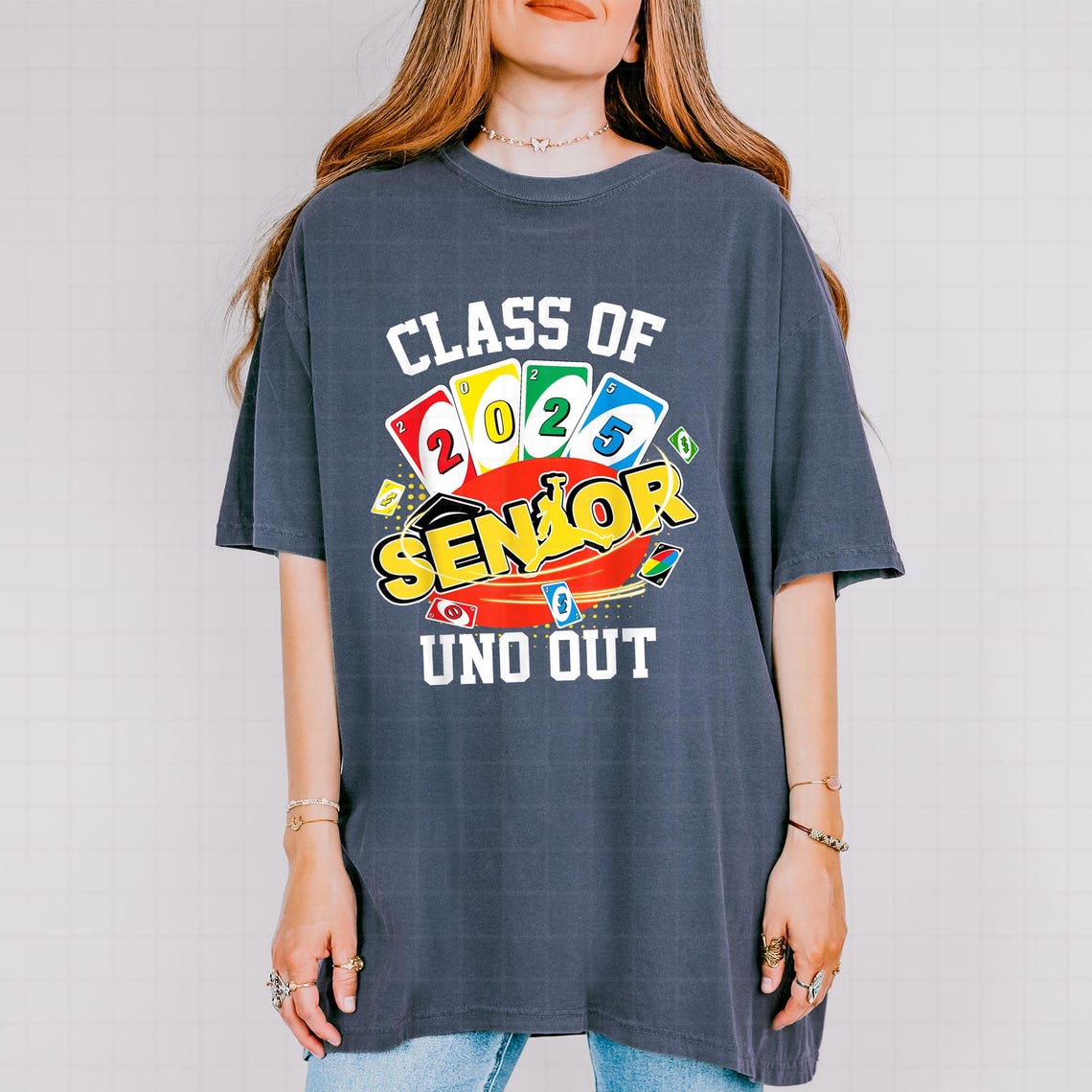 Class of 2025 Senior Uno Out PNG, Funny Uno Senior, Retro Graduation ...