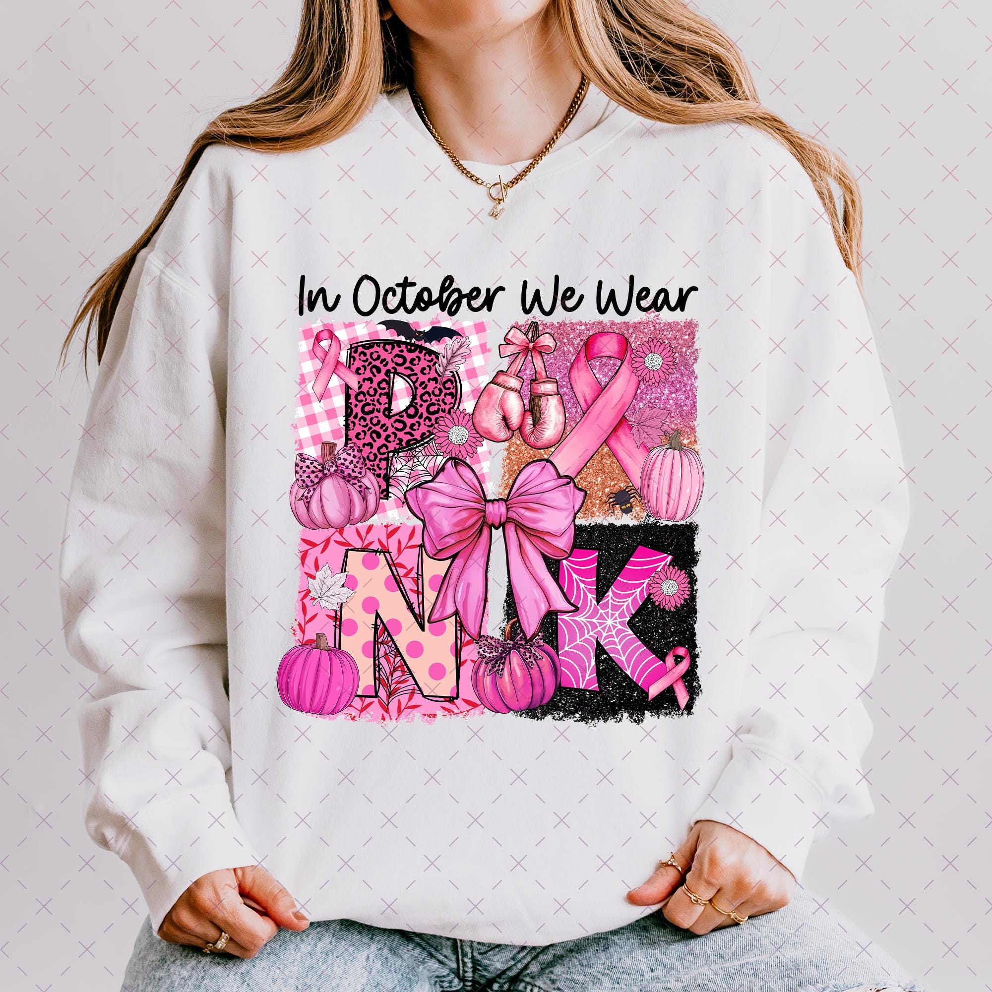 In October We Wear Pink PNG, Breast Cancer Pink Out Png, Breast Cancer ...