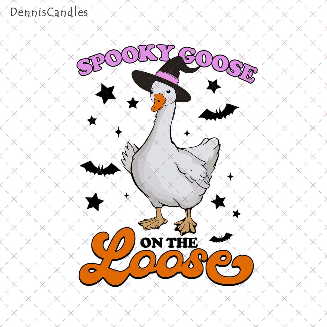 Spooky Goosey on the Loose Halloween Png, Spooky Goosey PNG, Funny ...