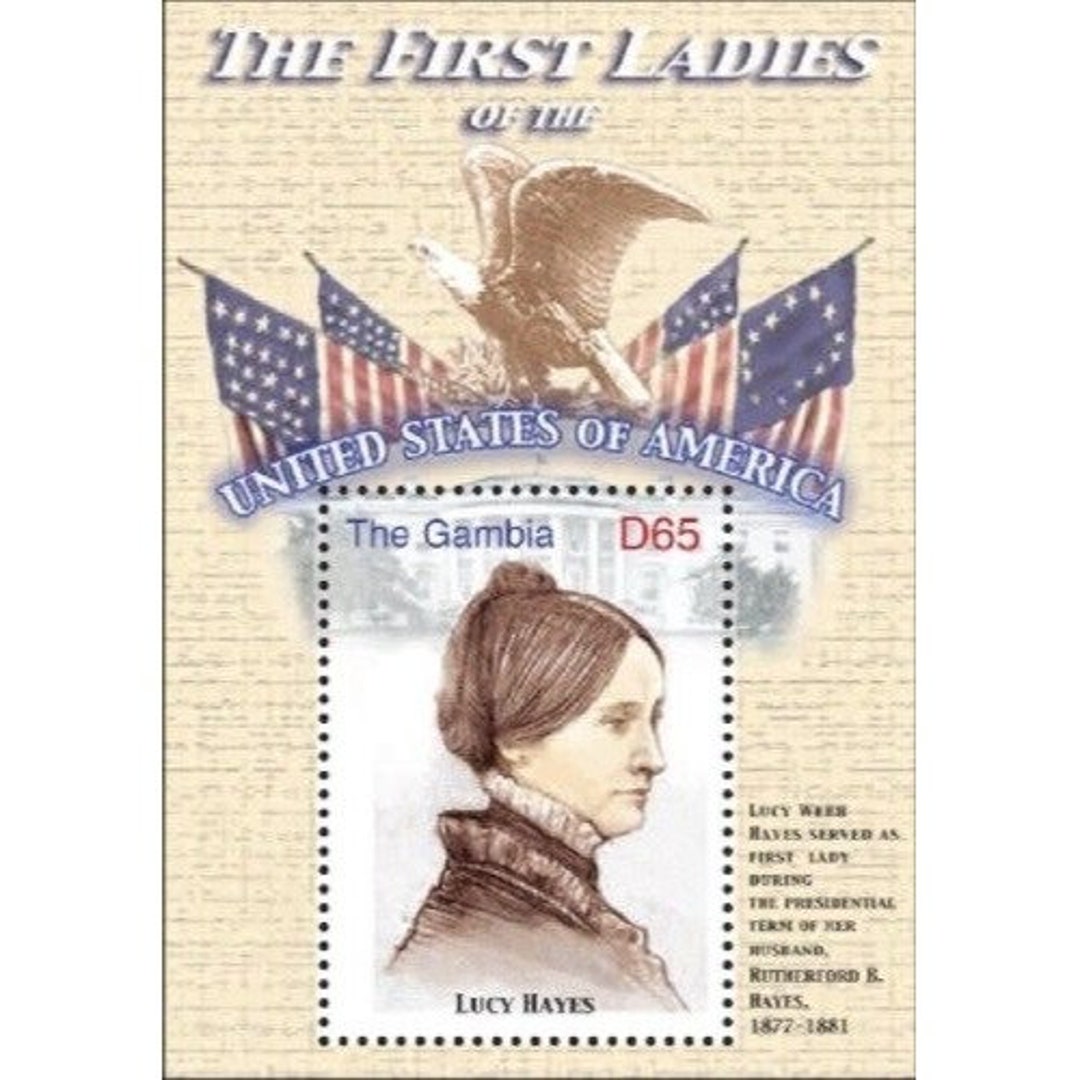 Gambia - the First Ladies of the United States - LUCY HAYES - Souvenir ...
