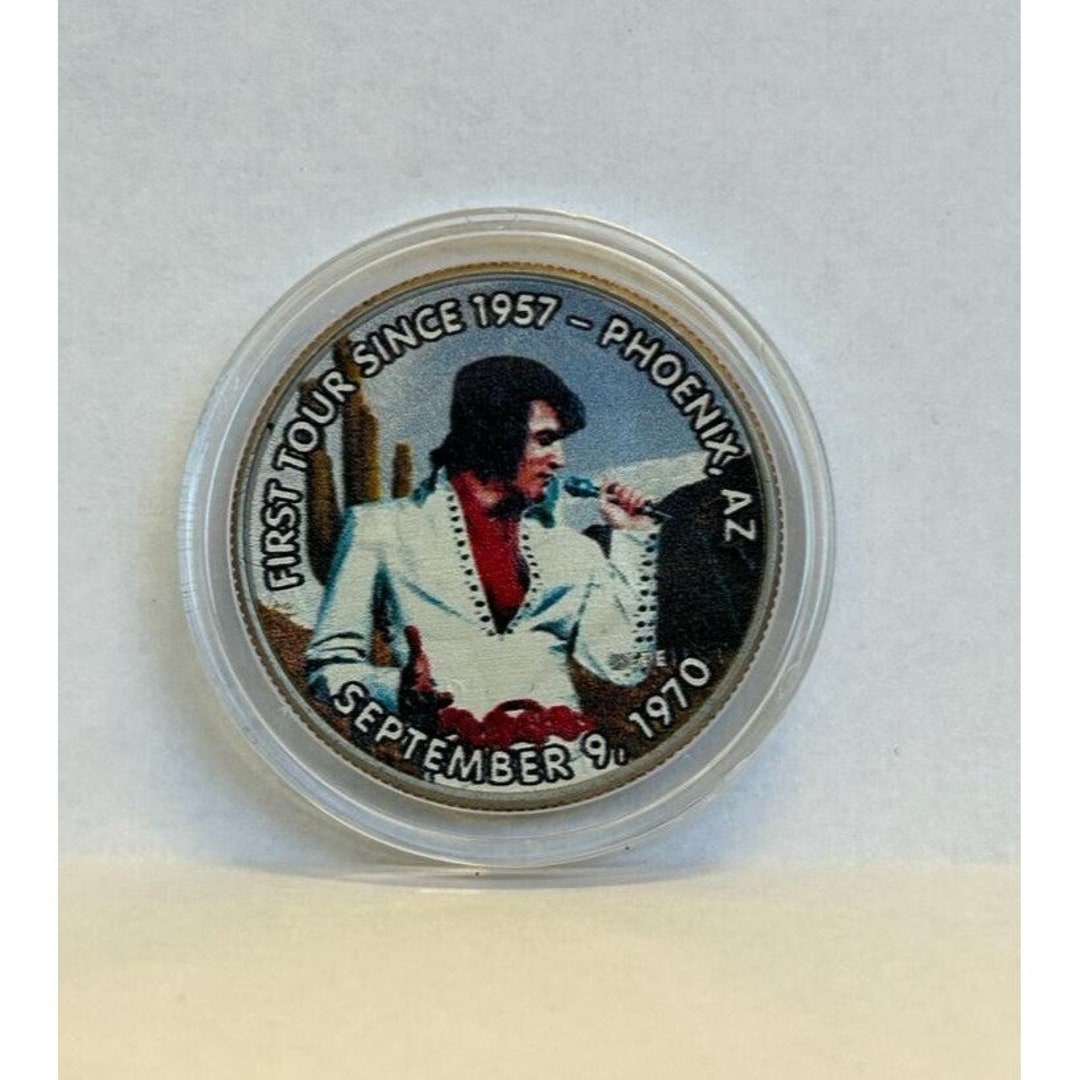 United States - Elvis Presley - Phoenix Concert - Half Dollar Colorized ...